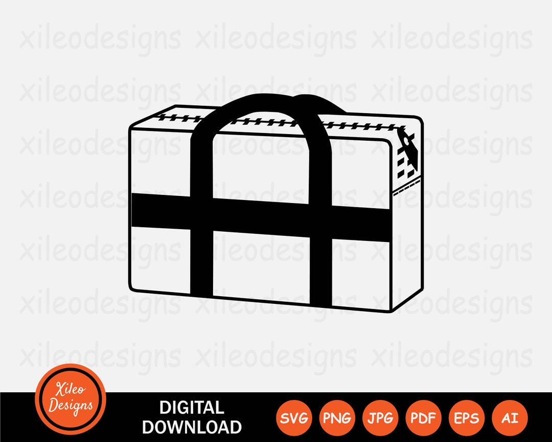 Handcarry Briefcase SVG Zipper Bag Hand Carry Luggage Sign Symbol Icon ...
