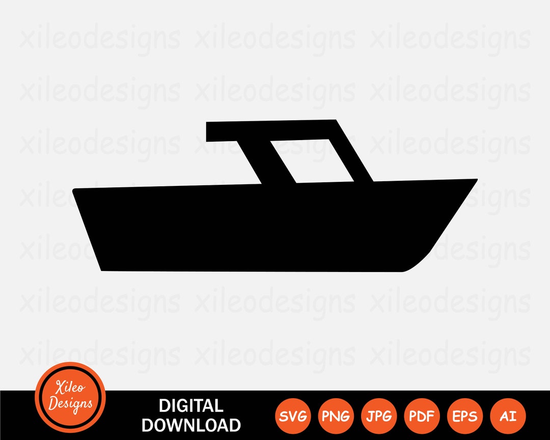 Boat Icon SVG Ship Yacht Cruise Vessel Speedboat Naval Sign Symbol ...