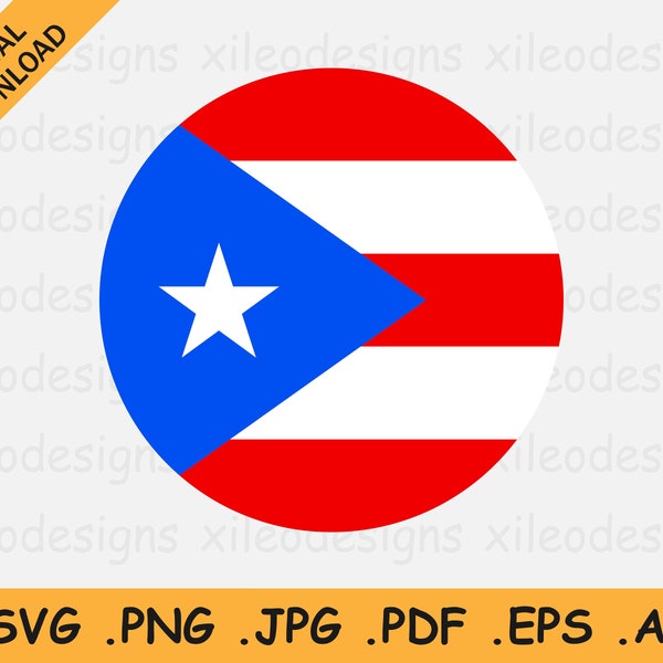 Puerto Rican Flag - Etsy
