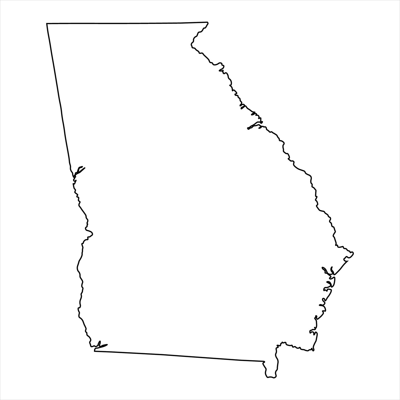 50 Individual State Maps United States of America American USA | Etsy