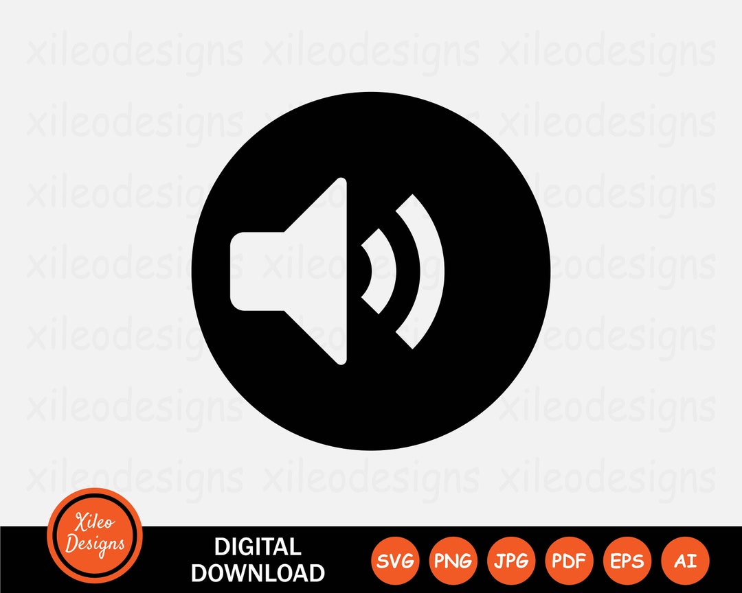 Volume Circle Icon SVG - Sound Music Speaker Radio Audio Loudspeaker ...