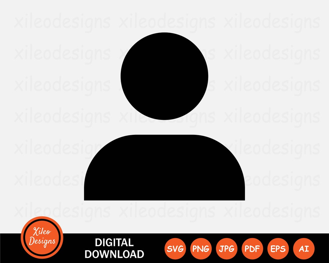 User Member Icon SVG Social Media Account Admin Man Boy Png Jpg Eps Ai ...