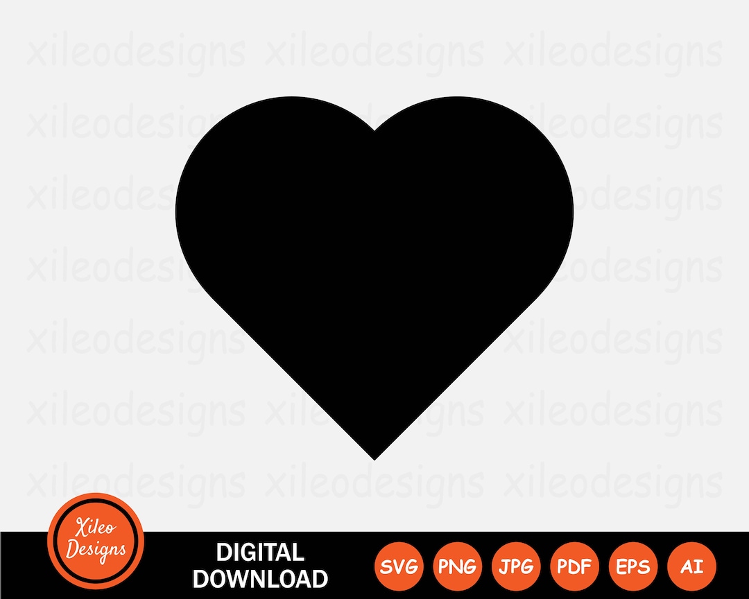 Heart Shape Icon SVG - Love Symbol Sign Valentine Romance Wedding ...