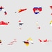 Southeast Asia Countries Flag Maps SVG, SEA County Nation National ...