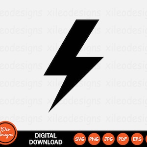 Electricity Icon SVG Electric Power Energy Zap Lighting Png Jpg Eps Ai ...
