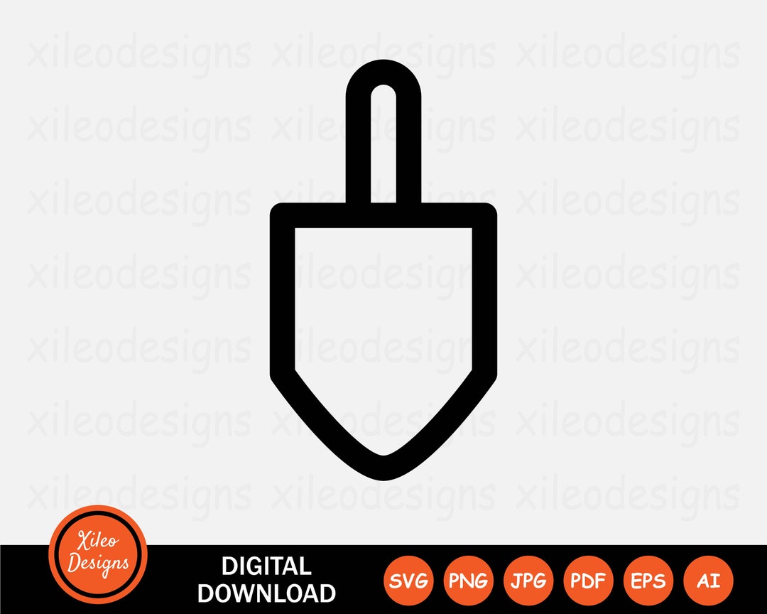 Dreidel Icon SVG Jewish Judaism Religion Hanukkah Spin Sign Symbol ...