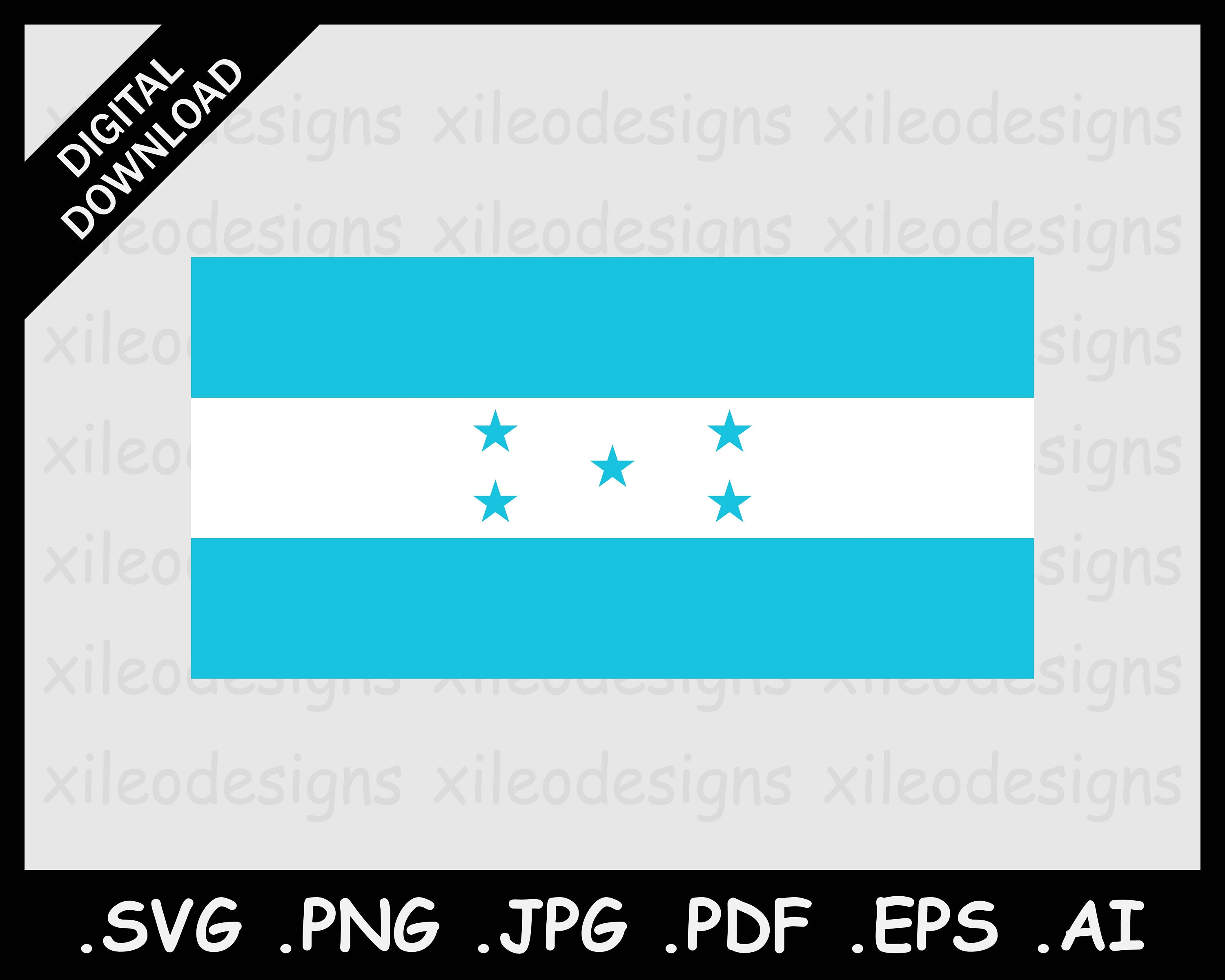Bandera de Honduras SVG, Bandera de Honduras, Nueva Turquesa 2022 Icono ...
