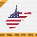 West Virginia Map US Flag Svg, WV USA on American Flag, America State ...