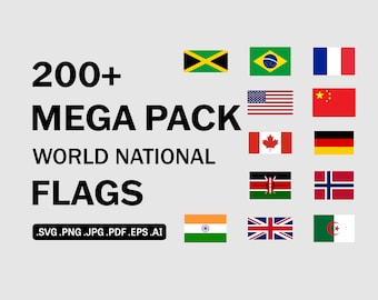 World Country Map Flags SVG - Countries Flag SVG, All National Map ...
