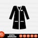 Lab Coat Icon SVG - Laboratory Clothing Doctor Uniform Scientist Symbol ...