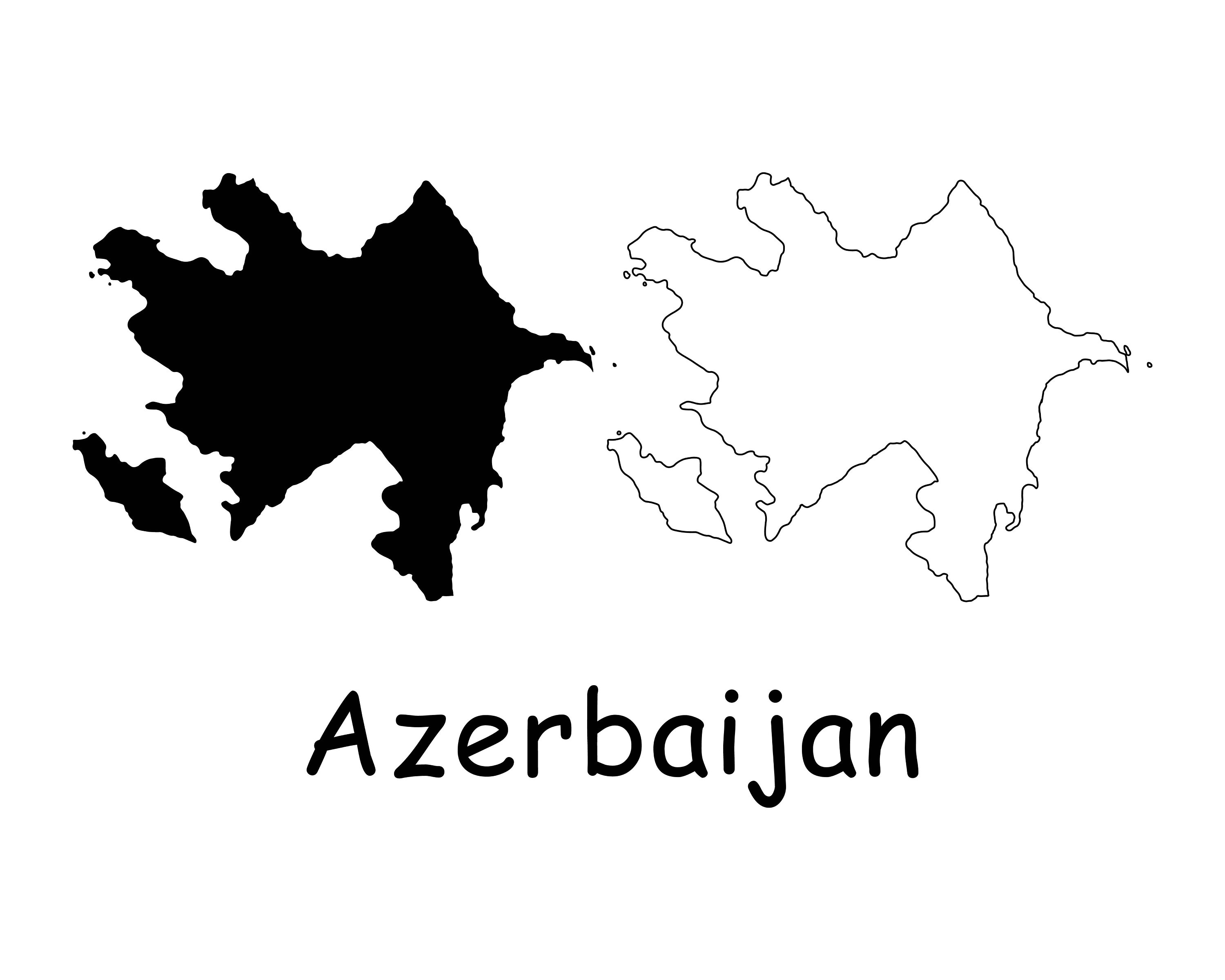Map of Azerbaijan, Azerbaijan Country Map, National Map of Azerbaijan ...