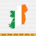 Ireland Flag Map SVG Irish SVG Cricut Cut File Country - Etsy