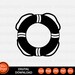 Lifebuoy SVG Ring Life Buoy Float Floatation Emergency Rescue Symbol ...