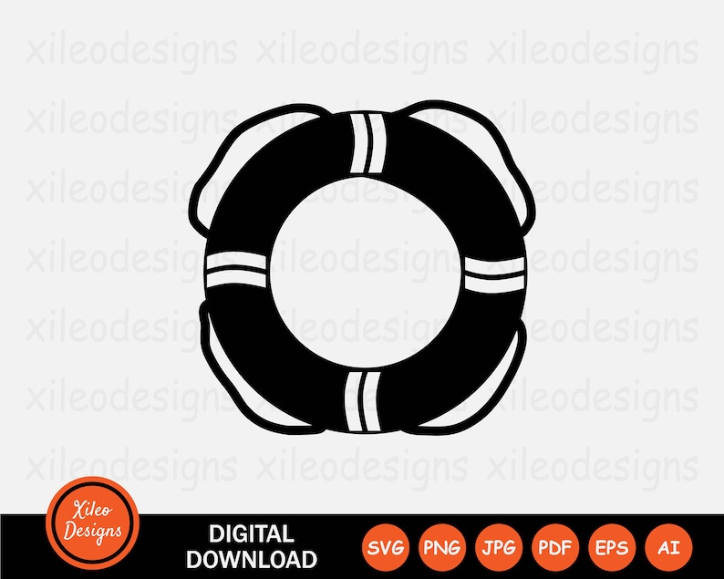 Lifebuoy SVG Ring Life Buoy Float Floatation Emergency Rescue Symbol ...