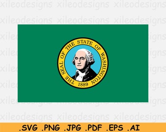 Wa State Logo - Etsy