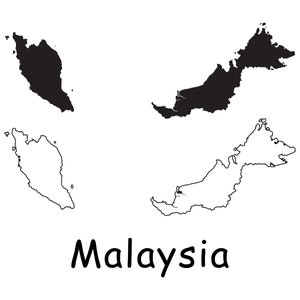 Southeast Asia Country Maps SVG Bundle Set - SEA Countries Nation ...