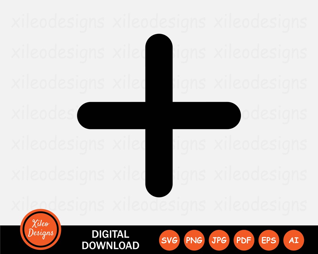 Plus Icon SVG - Add Addition Sum Cross First Aid Health Healthcare Sign ...