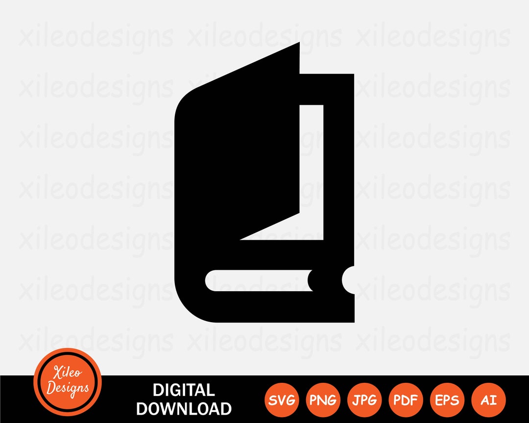 Open Book Icon SVG Dictionary Bible Library Textbook Sign Symbol Cricut ...
