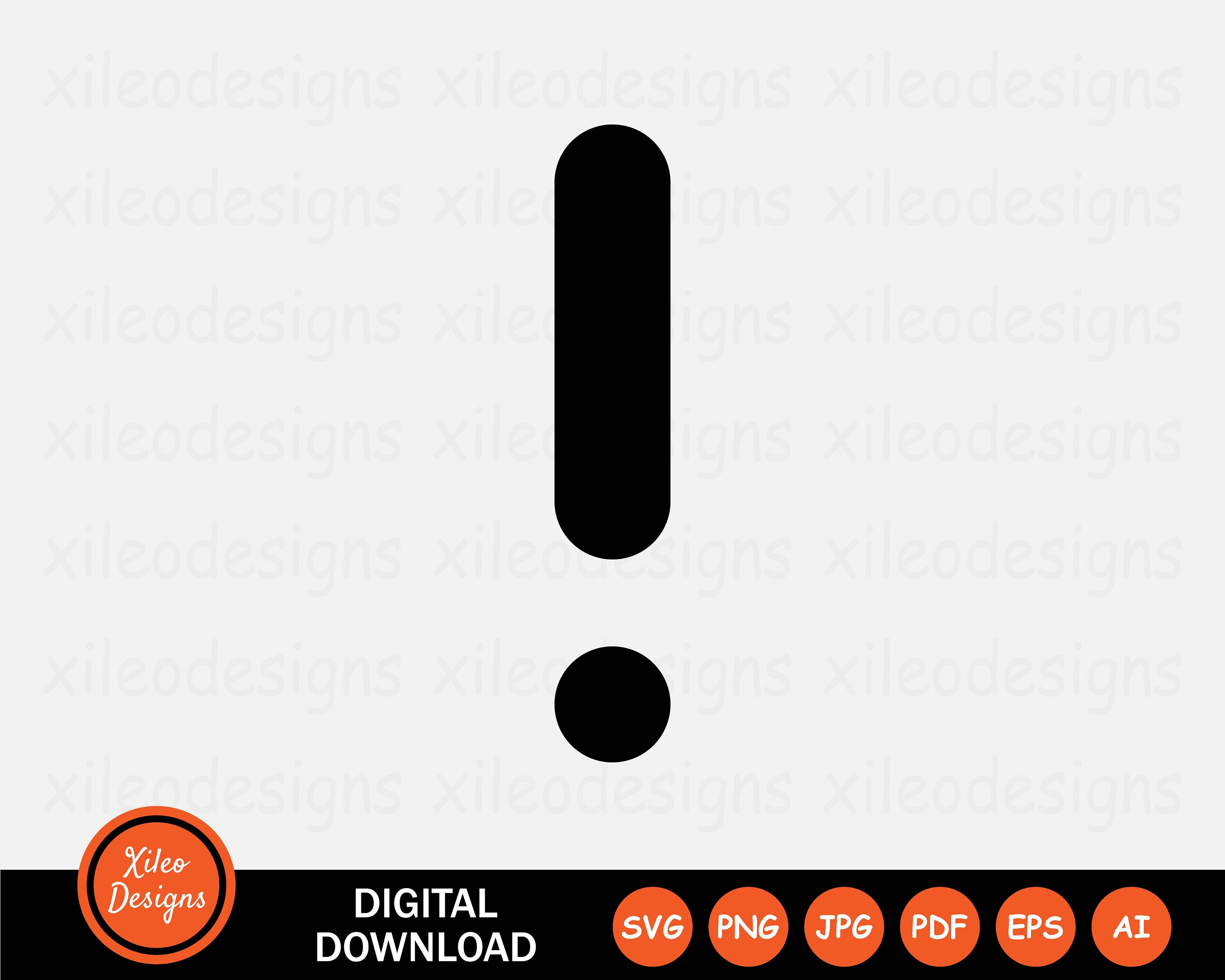 Exclamation Mark Icon SVG Danger Notice Caution Beware Graphic Vector ...