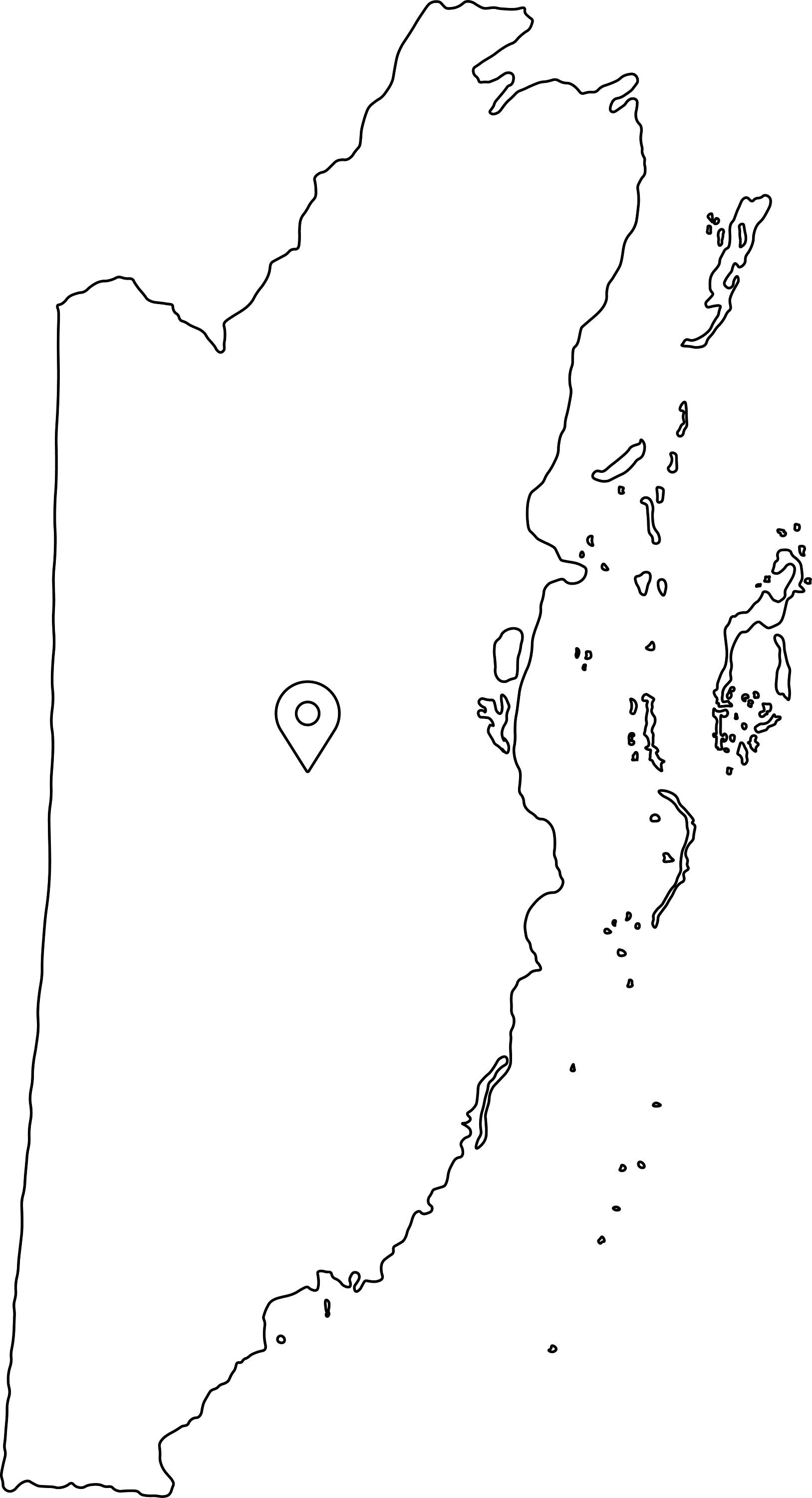 Belmopan Belize Map Capital City Country Location Pin Black White ...