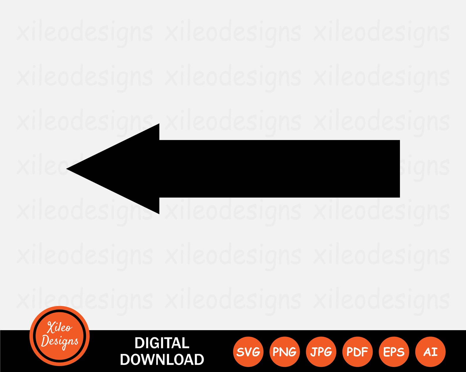 Left Arrow Icon SVG West Direction Position Navigation Png Jpg Eps Ai ...