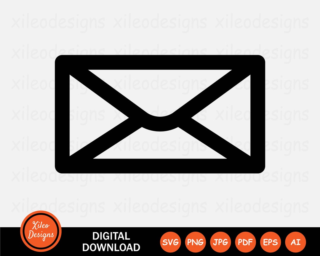 Mail Icon SVG Letter Envelope Email Message Communicate Png Jpg Eps Ai ...