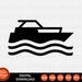 Speedboat Icon SVG - Jet Speed Boat Jetboat Motorboat Ship Vessel ...