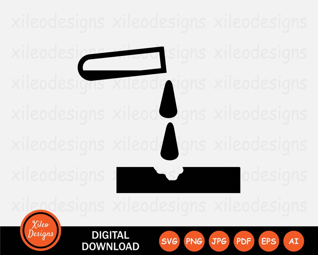 Corrosive Substance Icon SVG - Corrosion Chemical Hazard Danger Lab ...