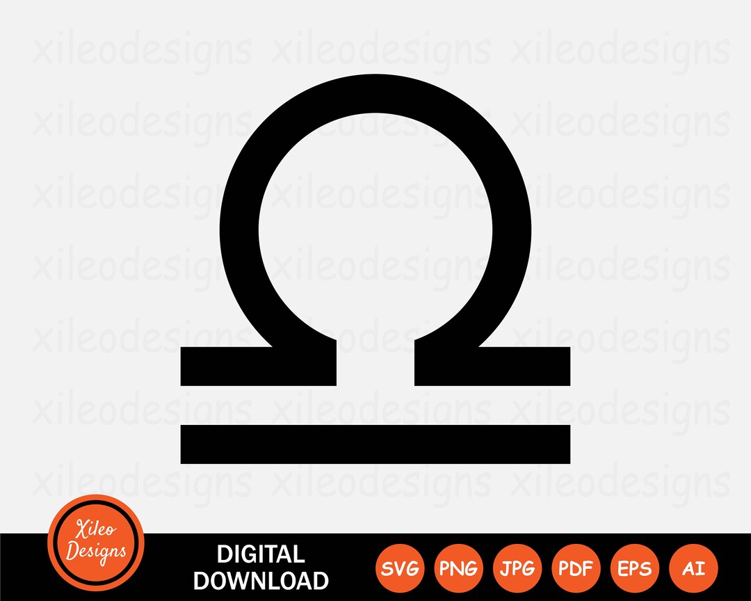 Libra Horoscope Icon SVG Zodiac Astrology Mythical Myth Png Jpg Eps Ai ...