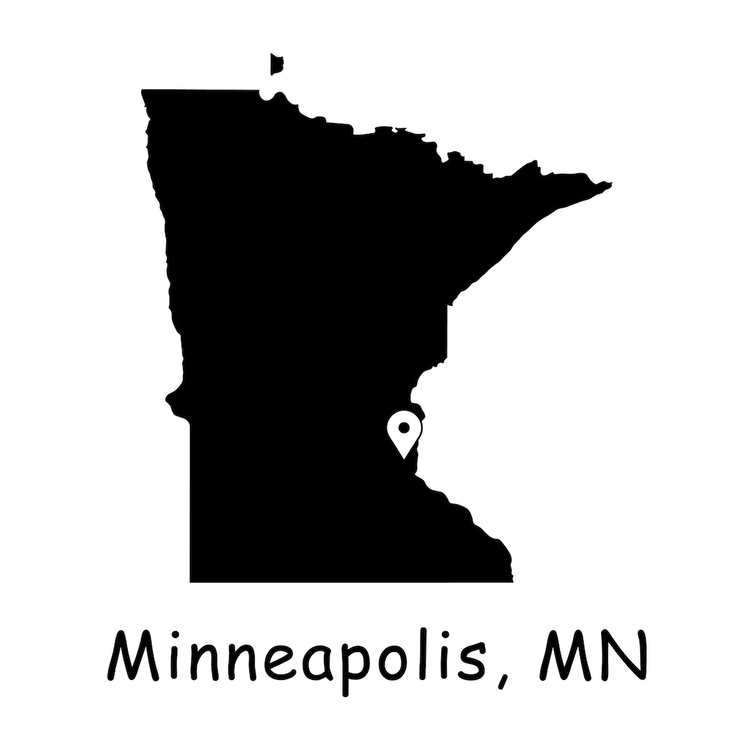 Minneapolis Minnesota State Map, Minneapolis City MN Minnesota USA Map ...