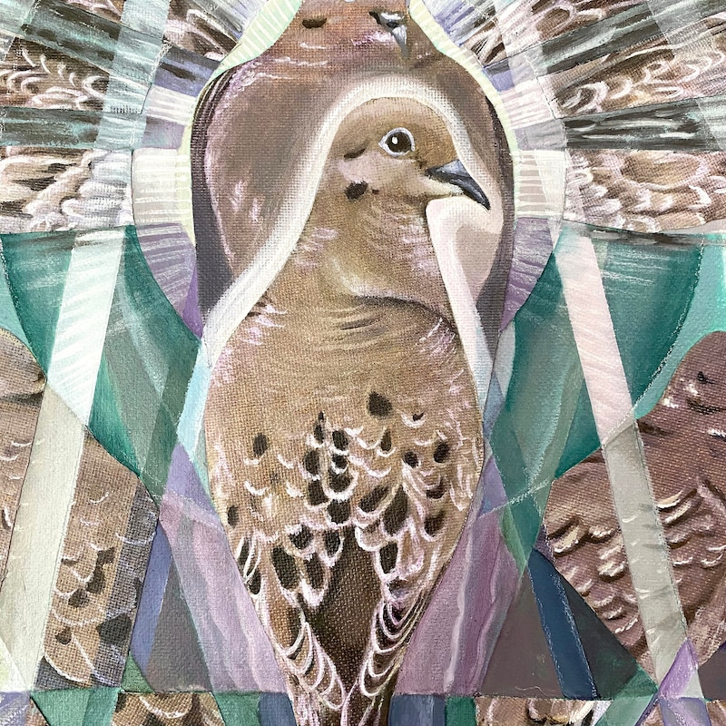 Dove Painting - Etsy