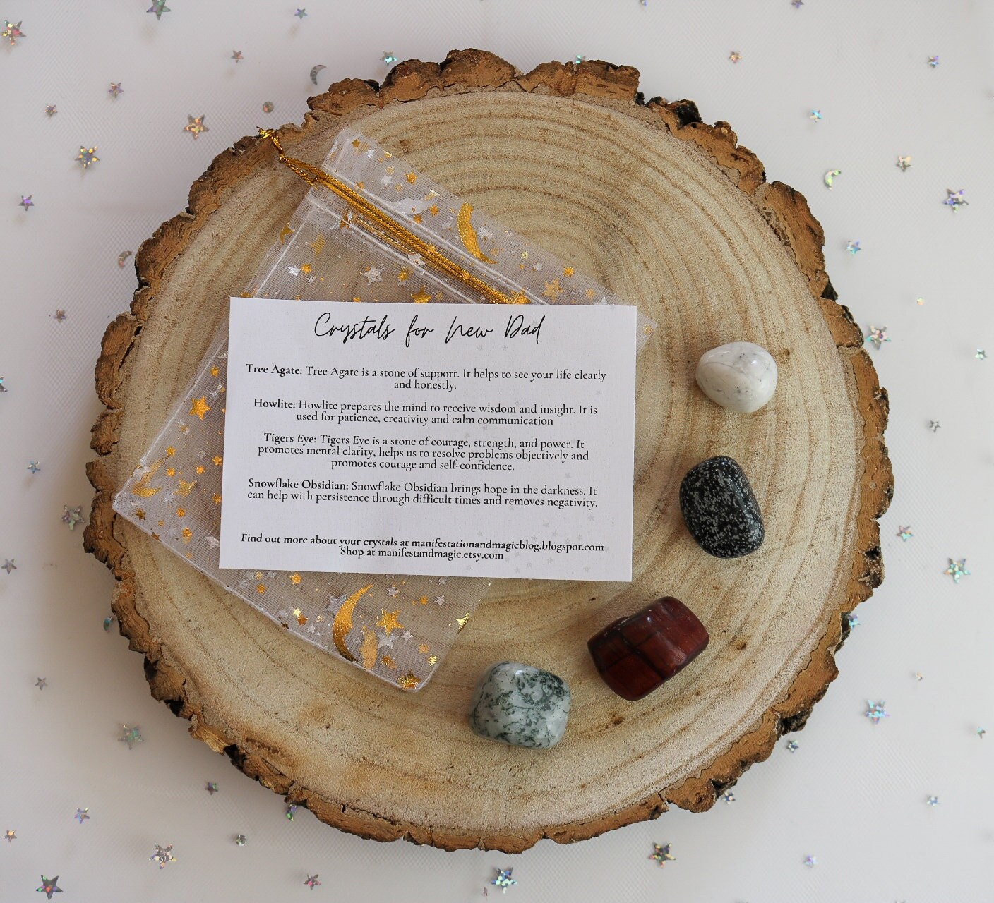 Crystals for New Dad, New Dad Crystal Set, New Dad Gifts, Dad to Be ...