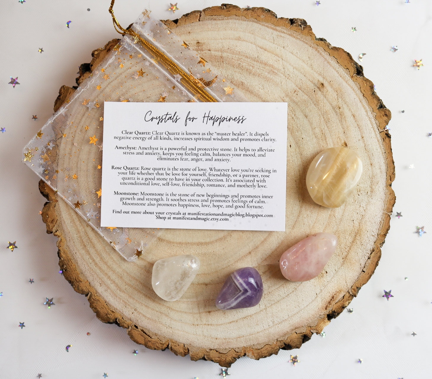 Crystals for happiness Happy crystals Pick me up gifts | Etsy