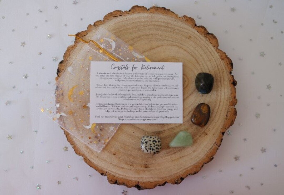 Crystals for Retirement, Retirement Crystal Kit, Retirement Gift ...