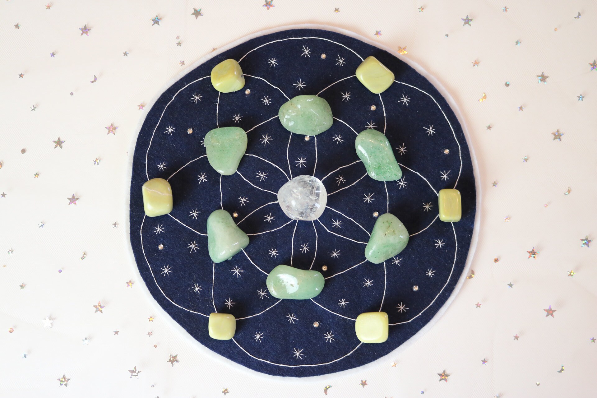 Wealth Crystal Grid, Prosperity Crystal Grid, Crystal Grid for Wealth ...