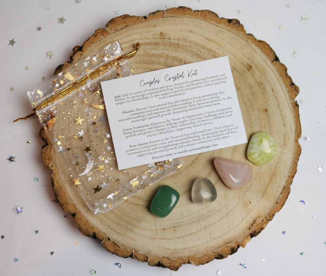 Couples Crystal Kit, Crystals for Love, Relationship Crystals, Couples ...