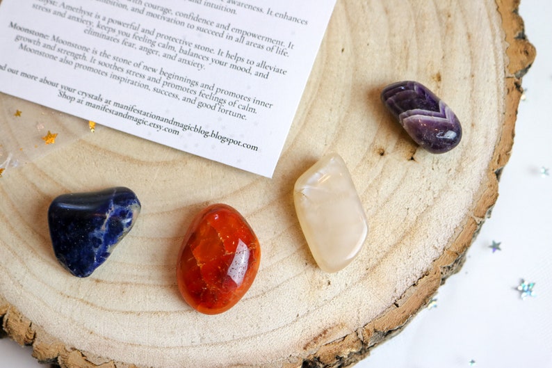 Crystals for Study Study Crystal Set Exam Success Crystals - Etsy UK