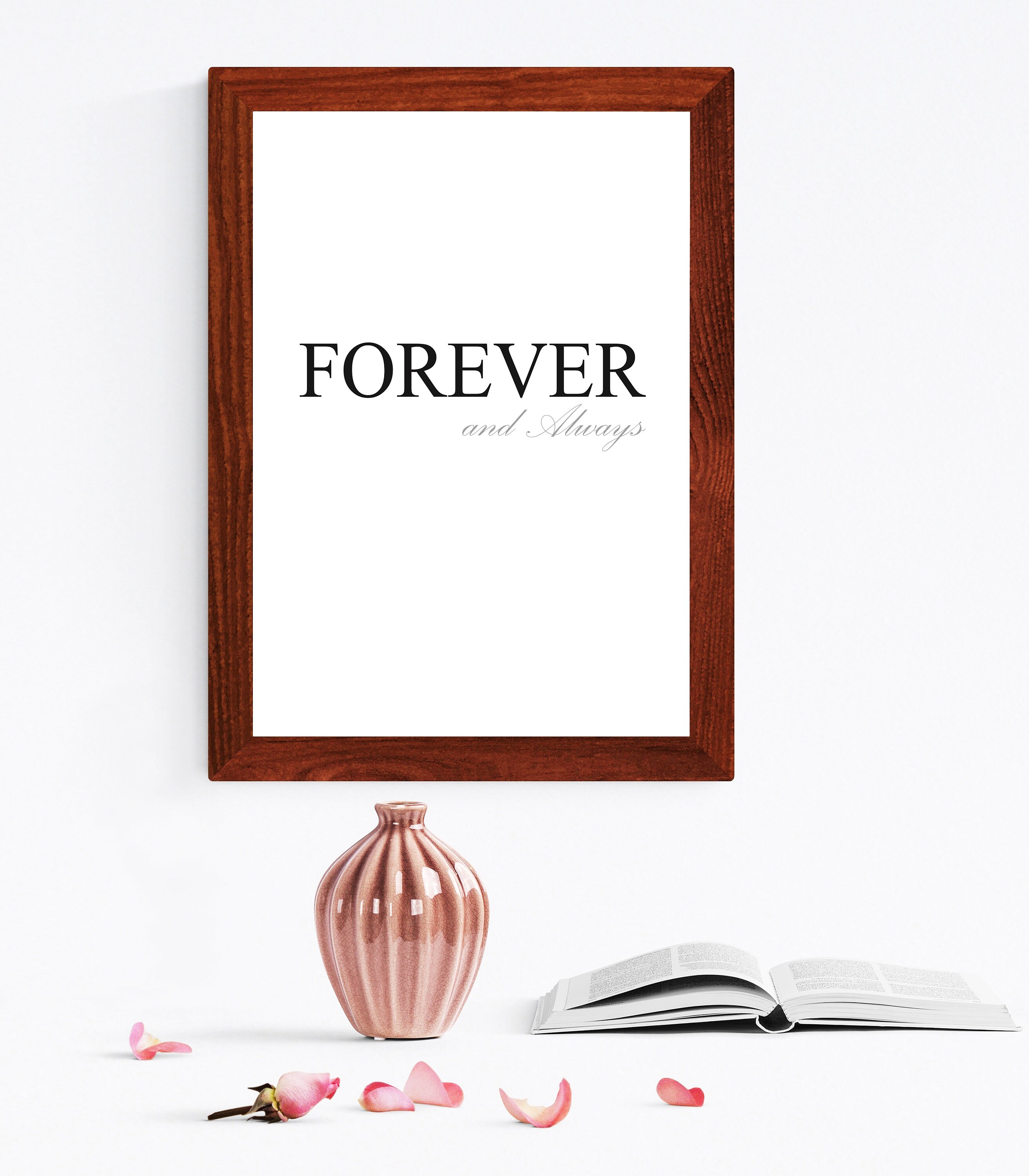 Typography Love Quote Printable Large Wall Art Download. - Etsy