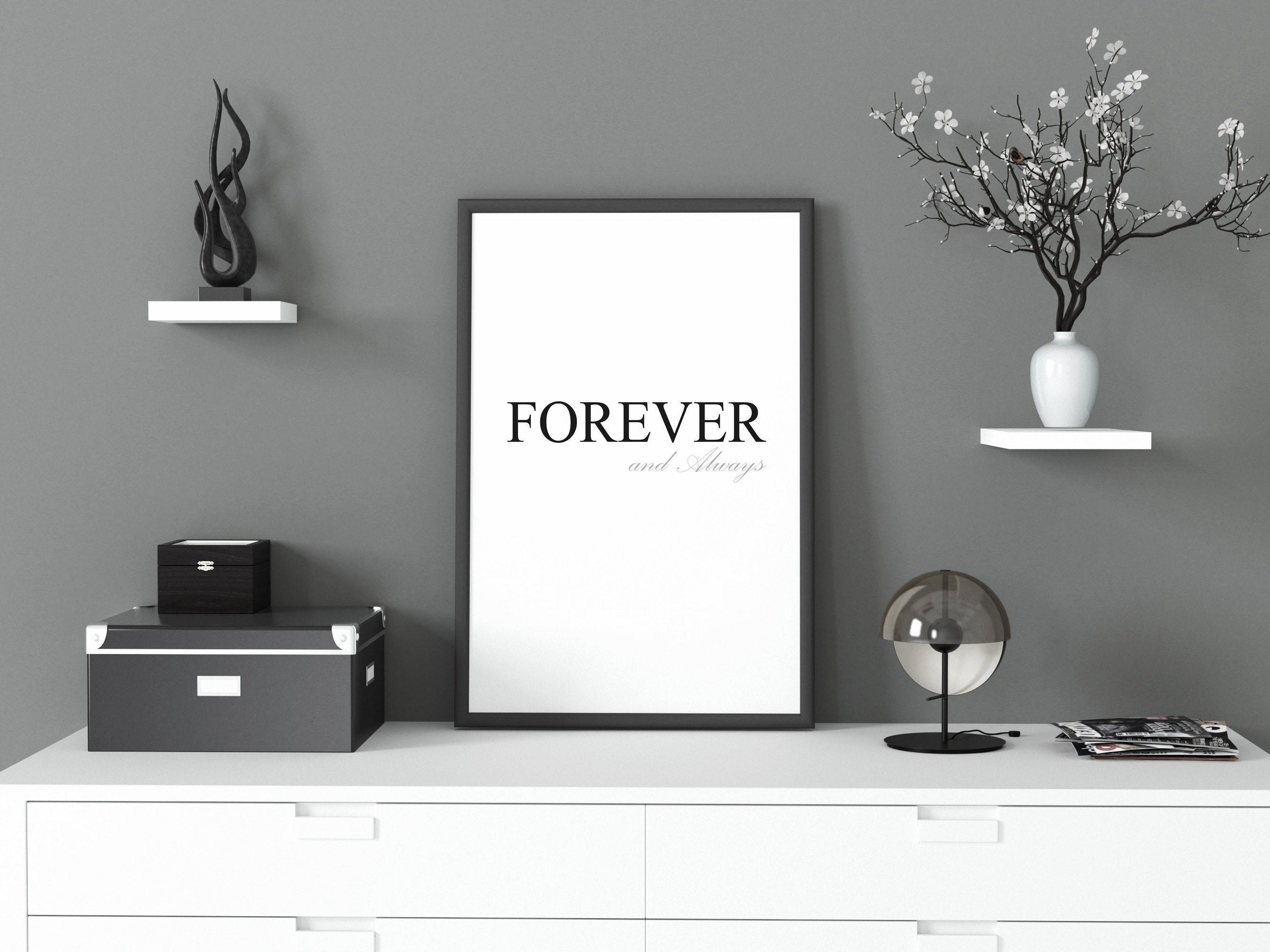 Typography Love Quote Printable Large Wall Art Download. - Etsy