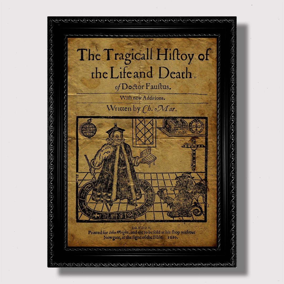 The Tragic Story of the Life and Death of Dr. Faust. A Reproduction ...