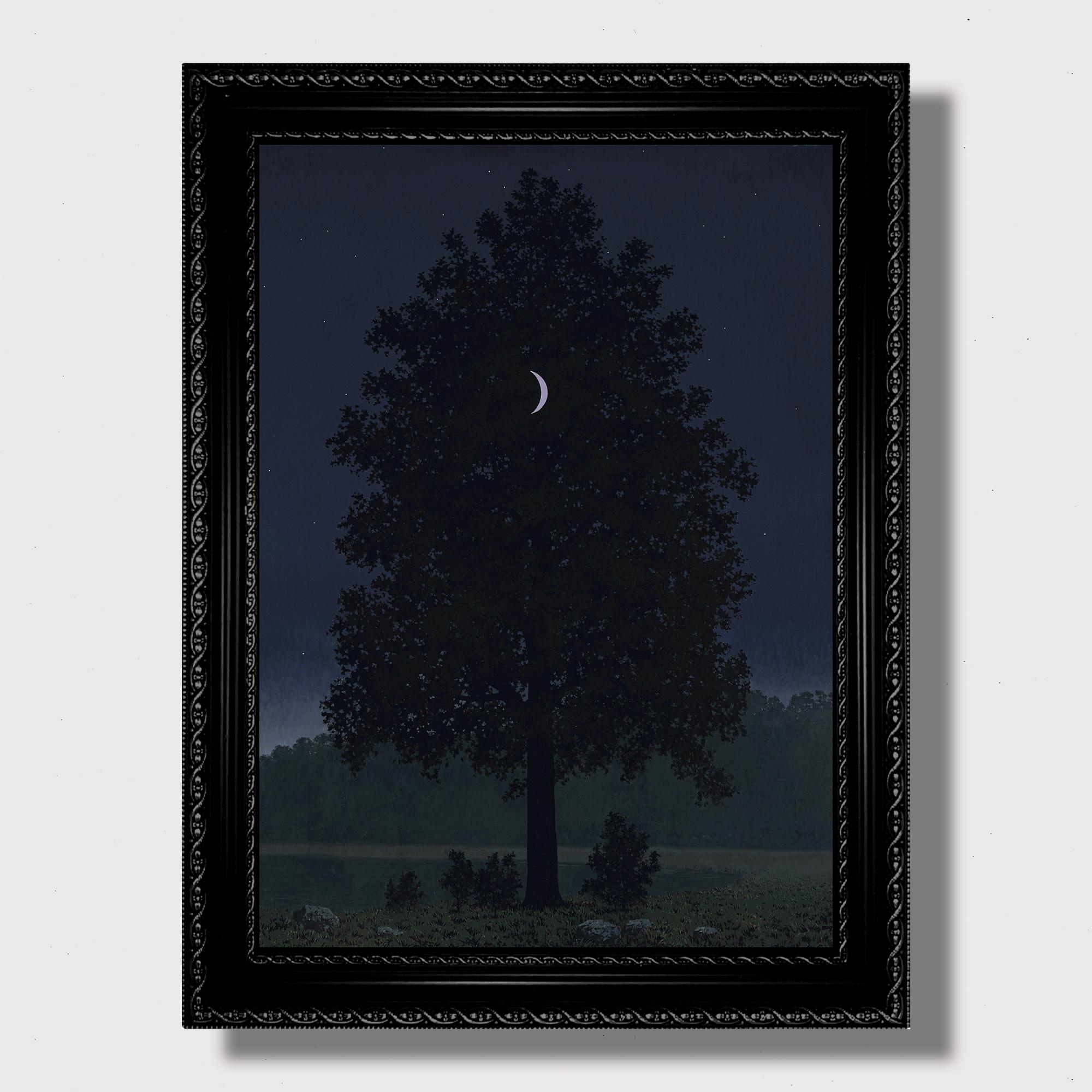 Rene Magritte Surreal Night Sky Print – “sixteenth of September ...