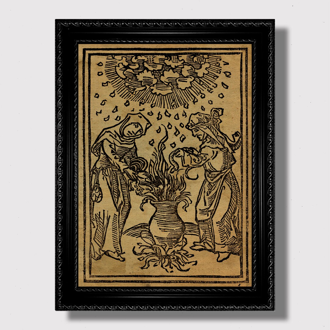 Witches Summon the Storm. Witchcraft Wall Hanging. - Etsy