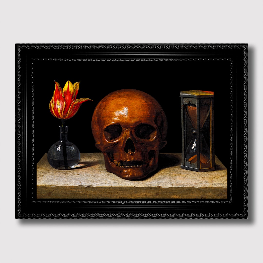 Still Life With Skull. Life, Death, Time. - Etsy