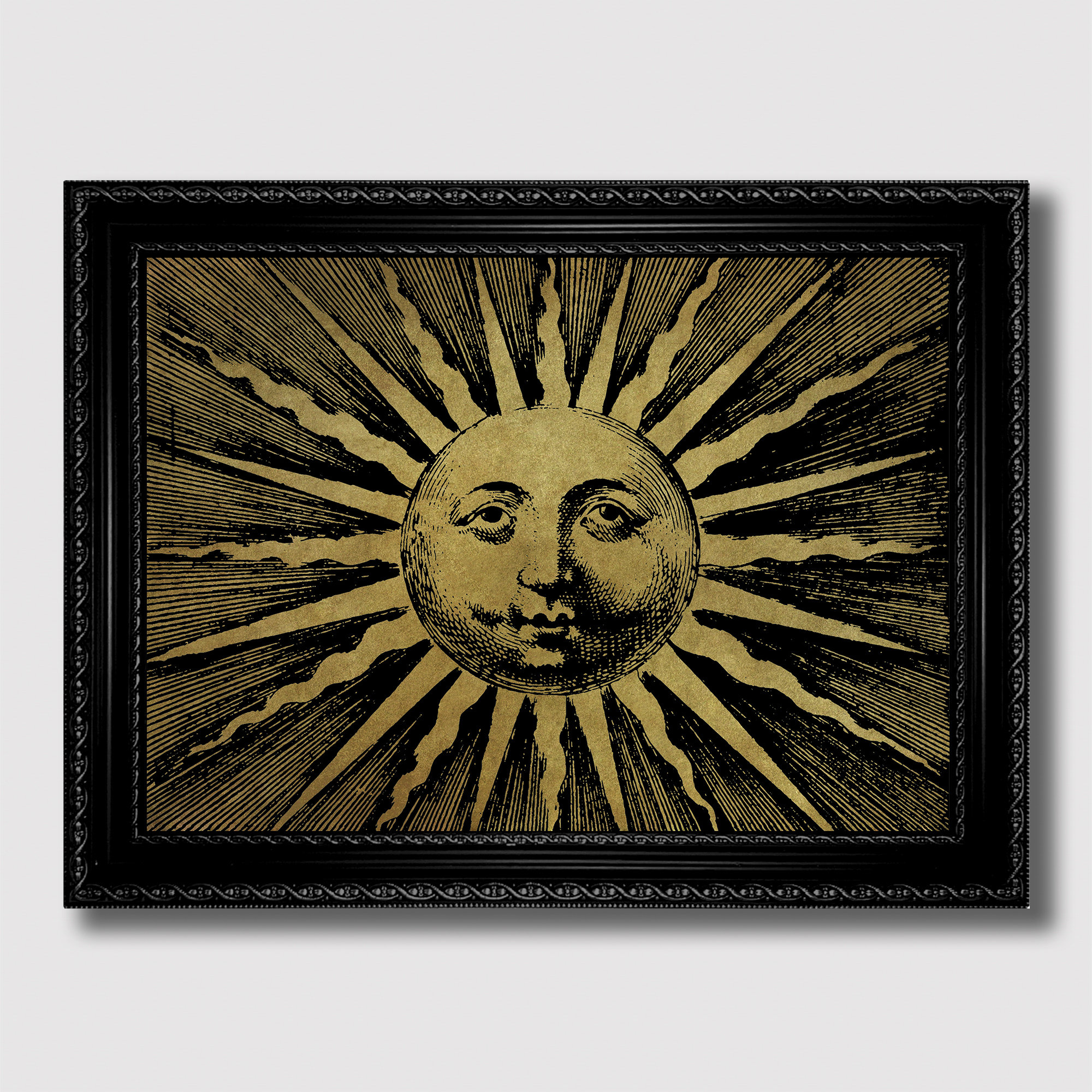The Sun With Face. Occult Decoration. - Etsy