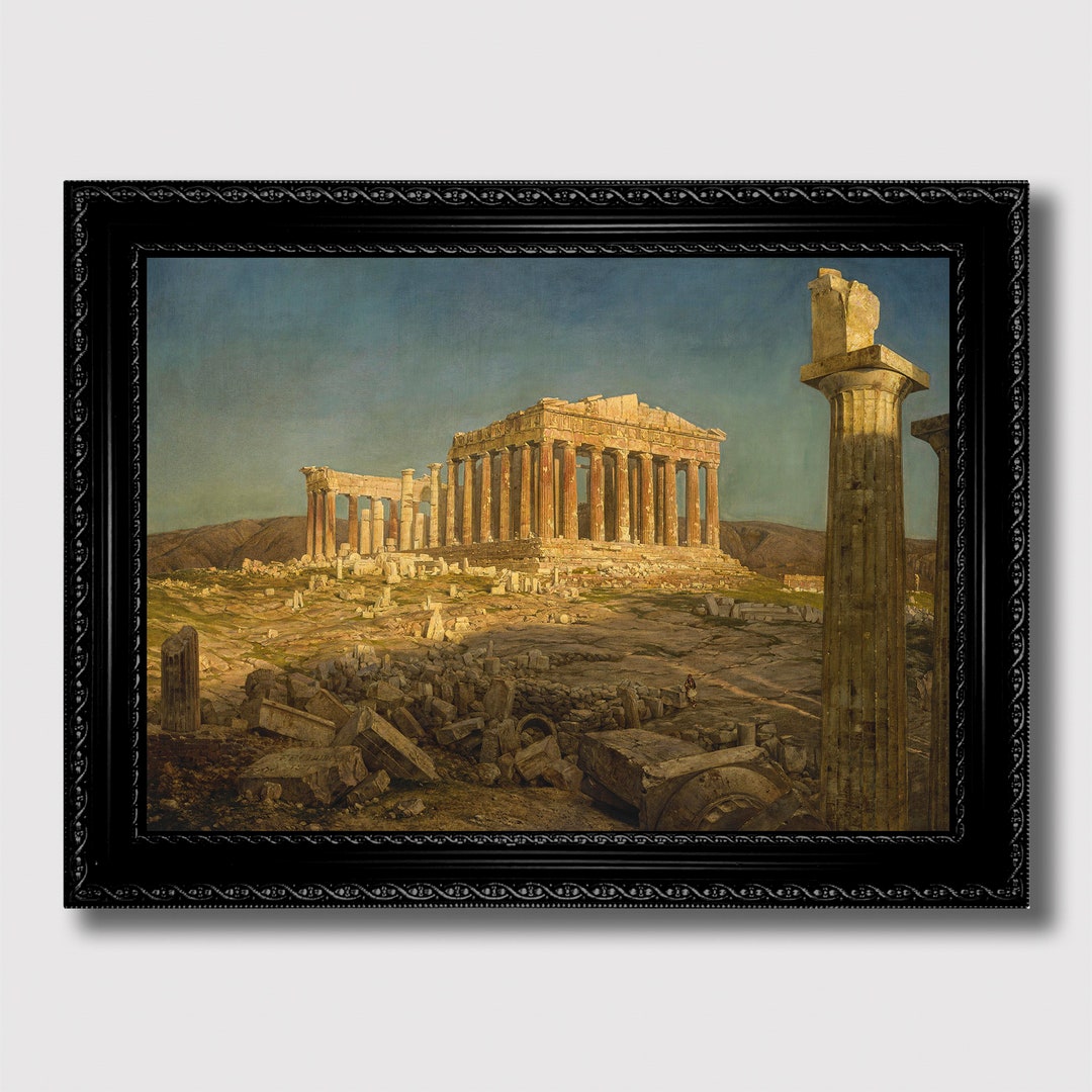 The Parthenon. Landscape Art Print. - Etsy