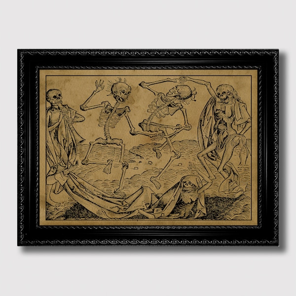Dance Macabre Art - Etsy