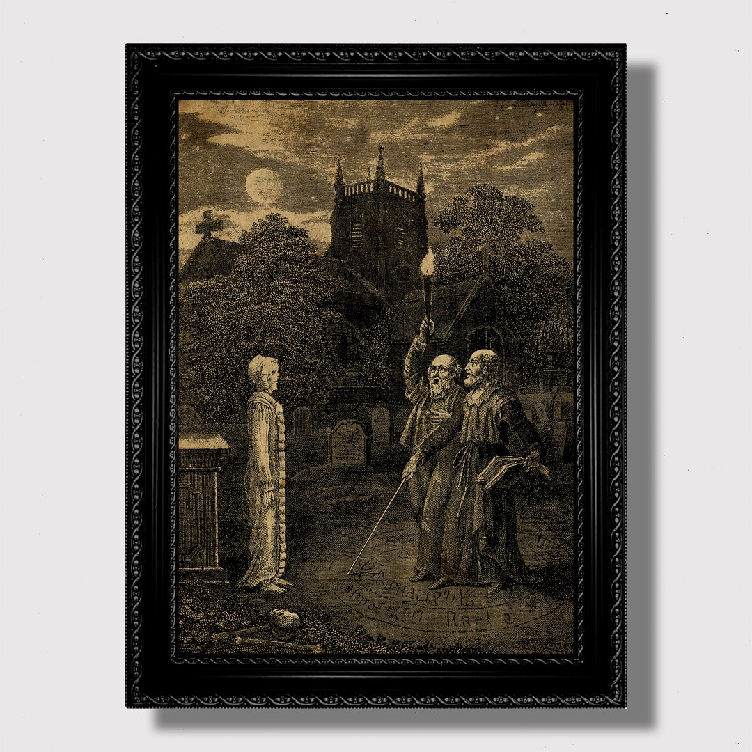 John Dee & Edward Kelly Summon the Dead – Magical Graveyard Scene ...