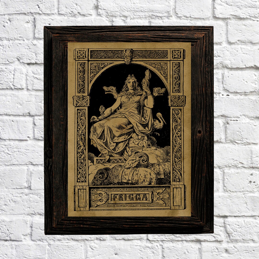 Northern Goddess Freya. Viking Art Print. - Etsy