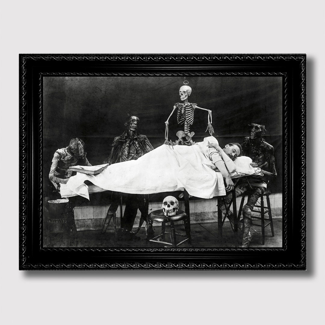 Anatomy of a Nightmare – Vintage Medical Art Print, Strange Antique ...