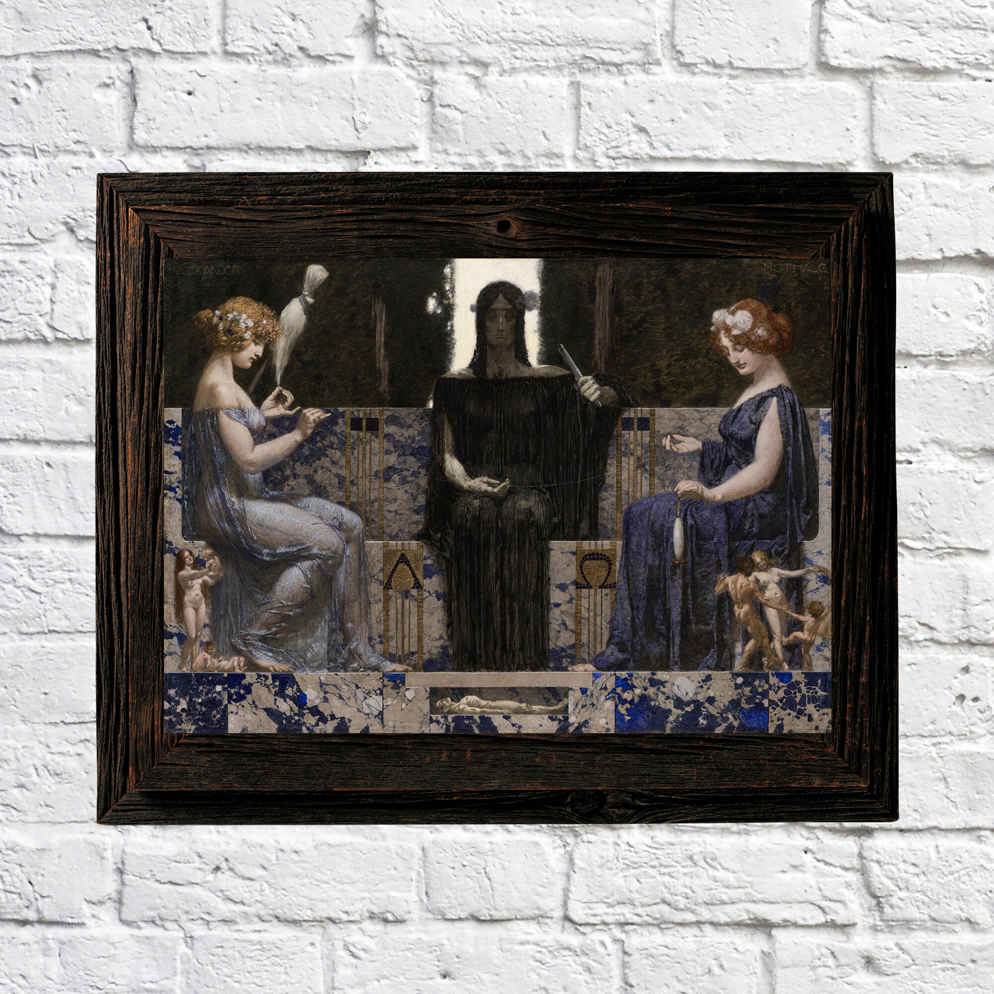 The Three Fates. Ancient Greek Mythology Art Poster. - Etsy UK